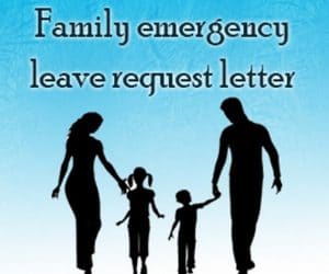 Family Emergency Leave Request Letter Sample - HR Letter Formats