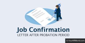 Job Confirmation Letter Format After Probation Period
