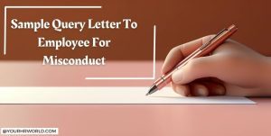 Sample Query Letter To Employee For Misconduct